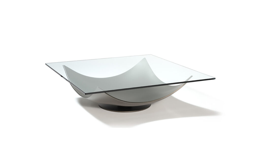 VELE 72 - Tables, Fixed, Metal, Top Glass - Reflex Angelo
