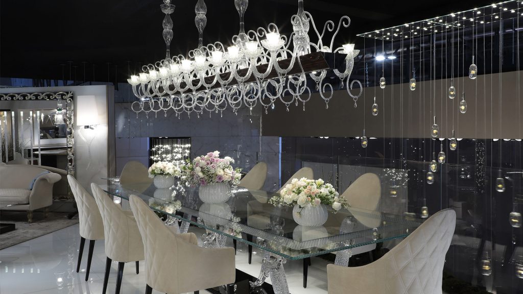CASANOVA 72 - Tables, Fixed, Glass, Top Glass, Murano Glass - Reflex Angelo
