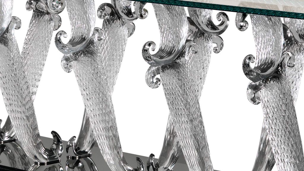 CASANOVA 72 - Tables, Fixed, Glass, Top Glass, Murano Glass - Reflex Angelo