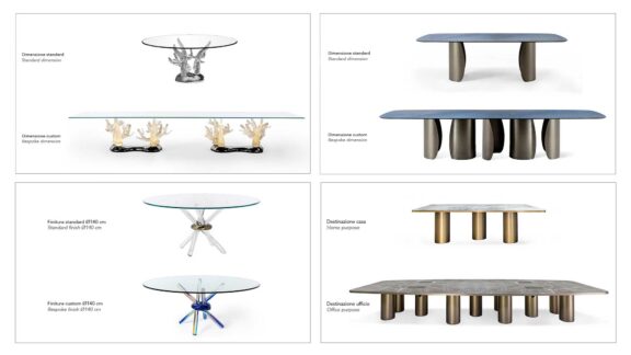 BESPOKE TABLES - Reflex Angelo